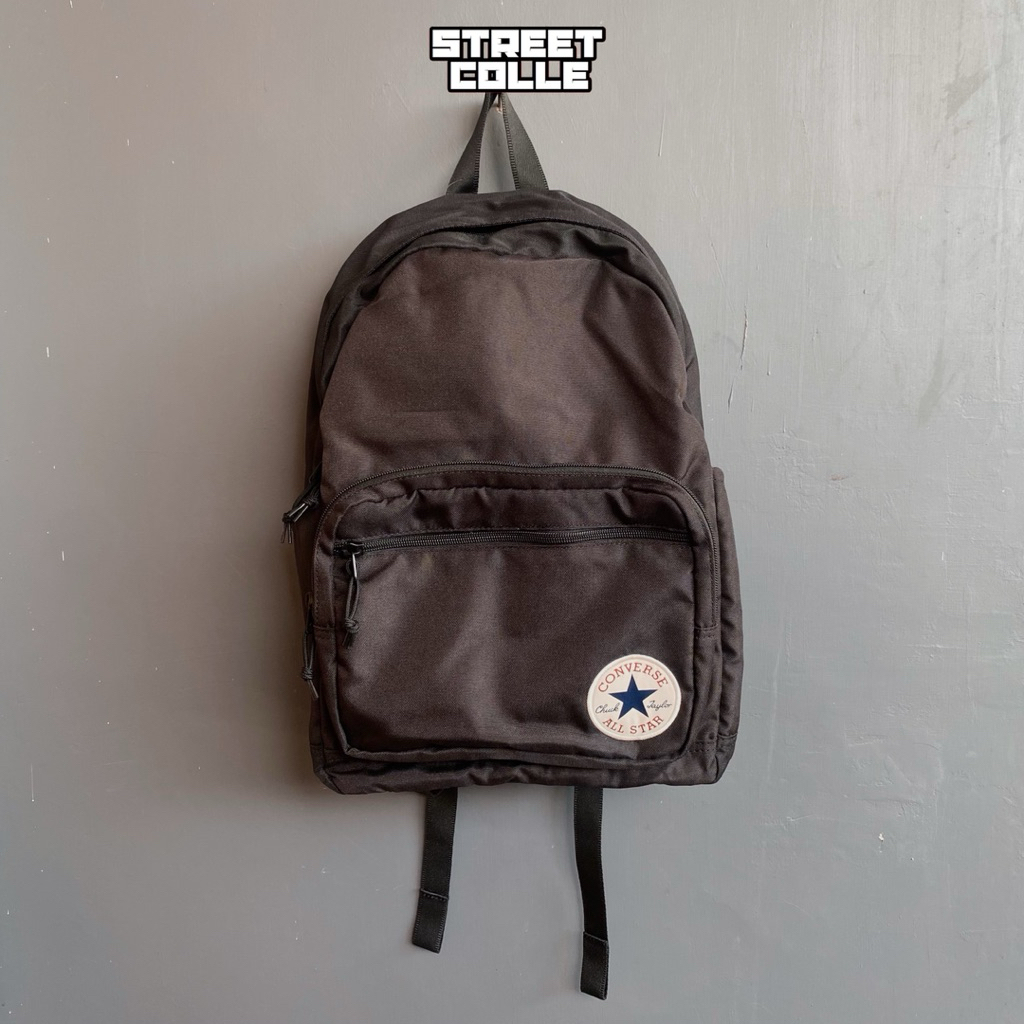 CONVERSE BASIC GO 2 BLACK BACKPACK | Shopee Singapore