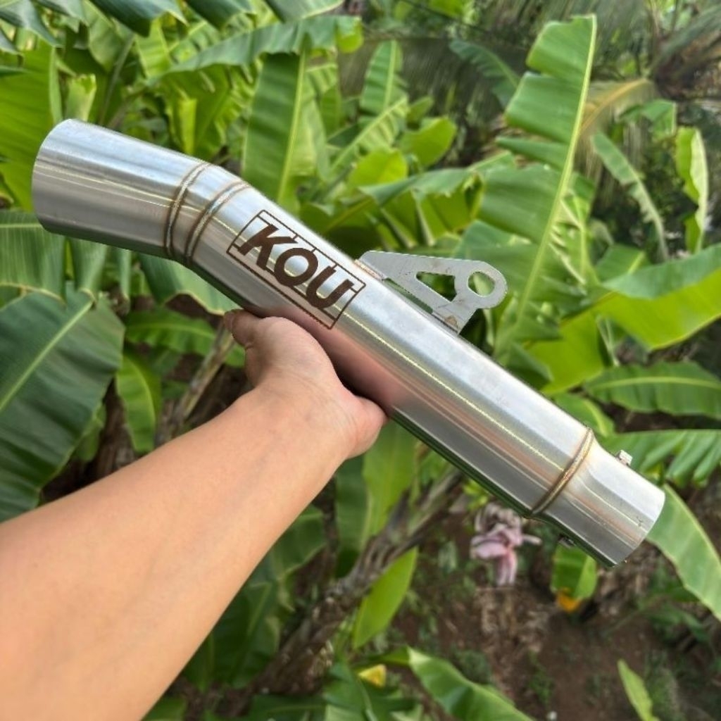 Exhaust Canister KOU Super Open 51 For Wave XRM Smash Shogun NMAX AEROX ...