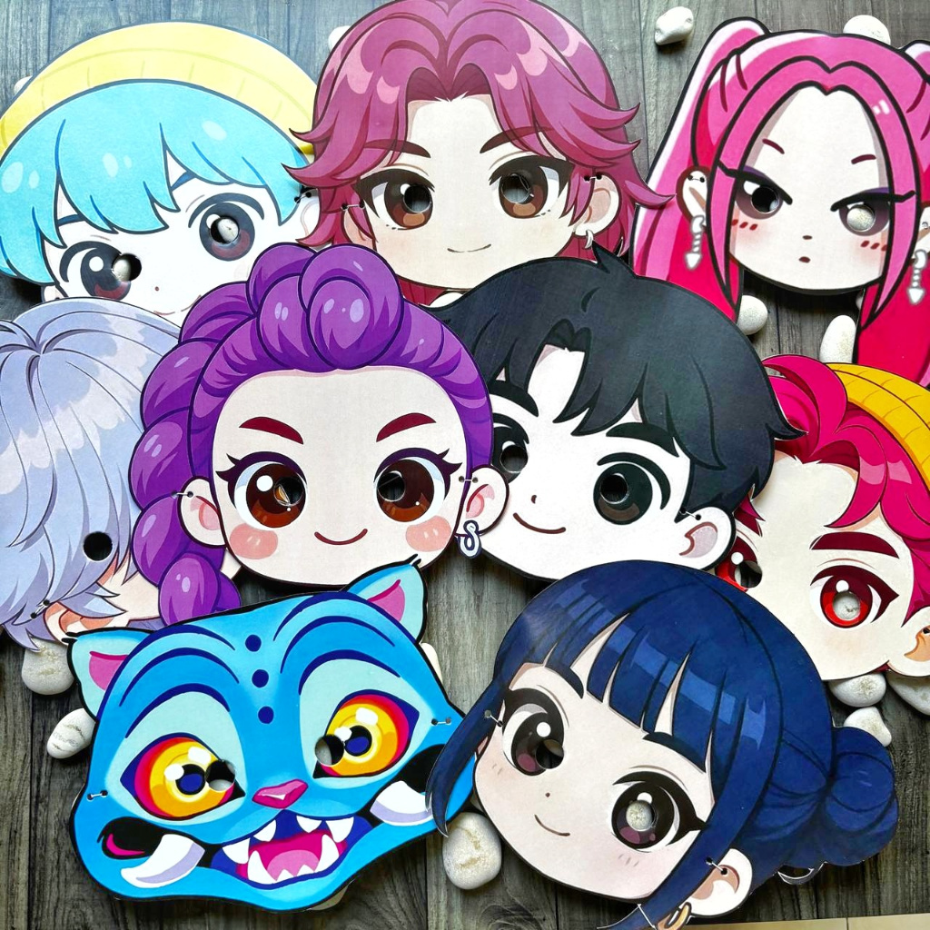 Kpop Demon Hunters Party Mask Birthday Mask Children's Birthday ...