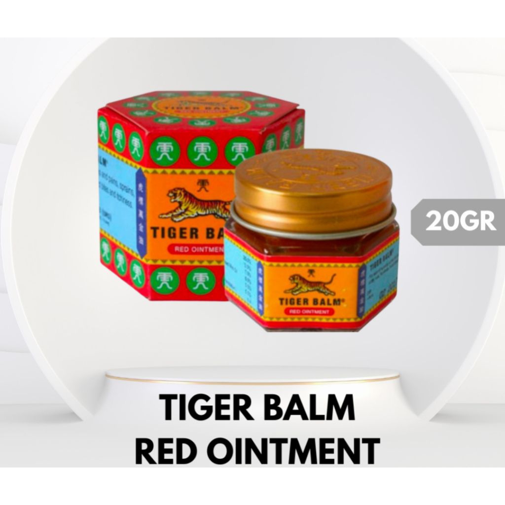 MERAH Tiger Balm Red Ointment - Tiger Balm for aches and pains 100% ...