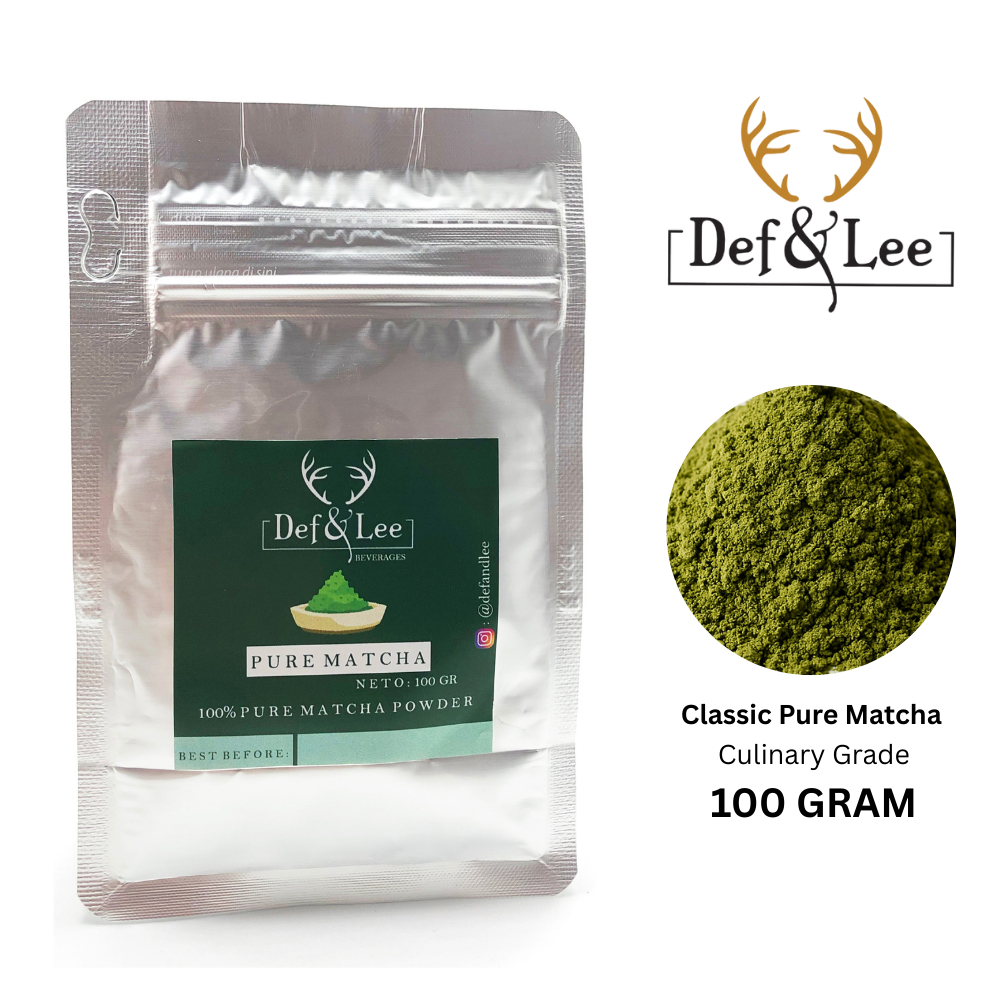 HIJAU Classic PURE Matcha Greentea Powder Culinary Grade (Pure Green ...