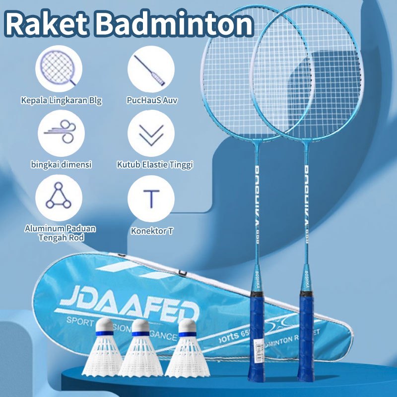 [Free Bag] Badminton Racket Complete Package/ Badminton Racket ...