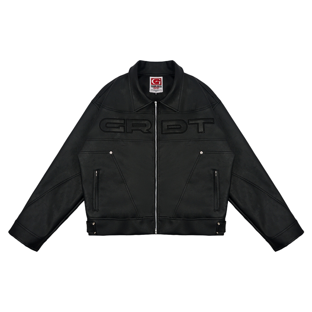 GRDT - Gutzcoat Boxy Leather Jacket | Shopee Singapore
