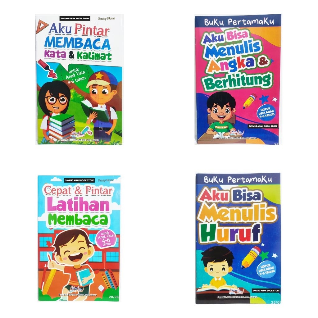 My First 4-Book Package I Can Write Letters + I Can Write Numbers and ...