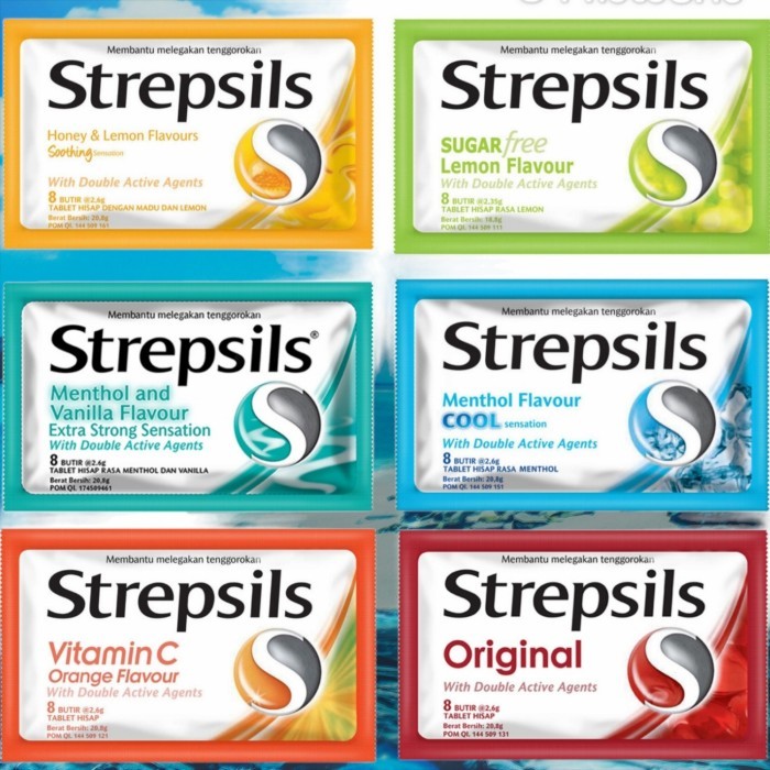 Candy Imported Strepsils Candy with Double Active Agents Lozenges 20g ...
