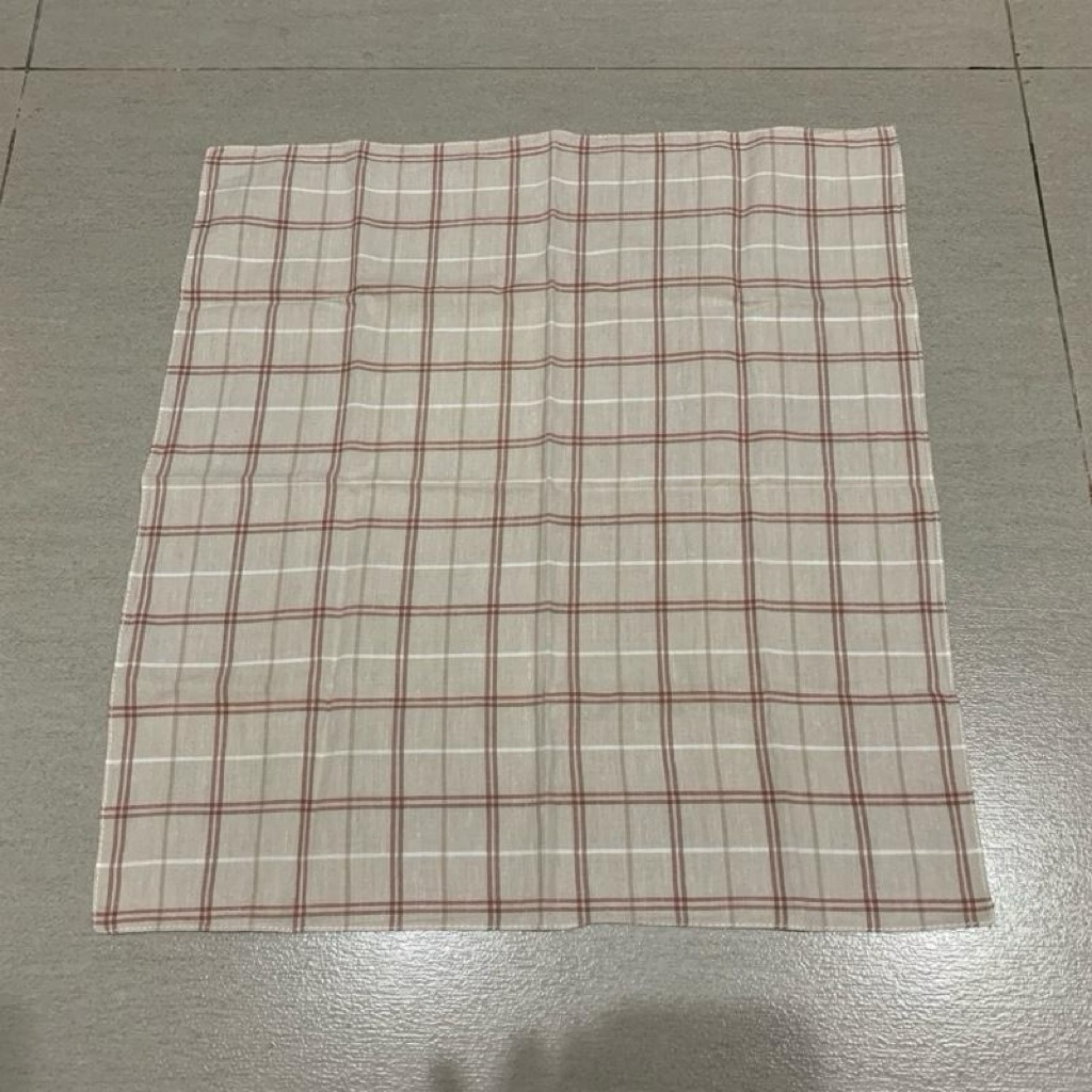 KATUN Men's Soft Cotton Handkerchief with Classic Brown Checkered ...