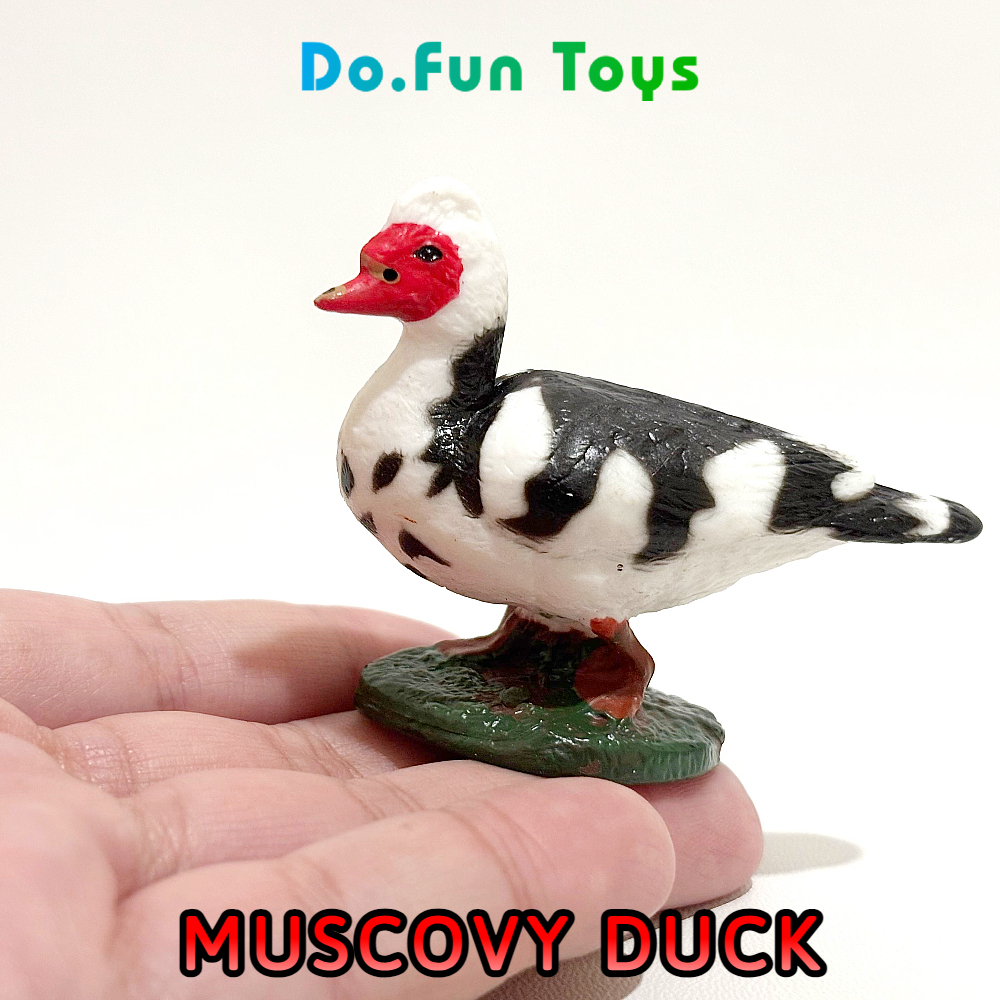 Animal Figurine | MUSCOVY DUCK / Miniature Animal Toys DUCK Muscovy ...