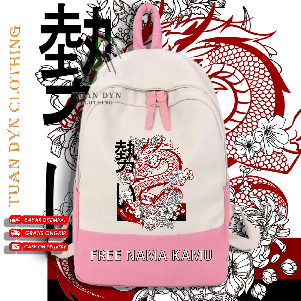 Dragon Kids Bag Dragon School Bag/ Children's School Bag/ with Free ...