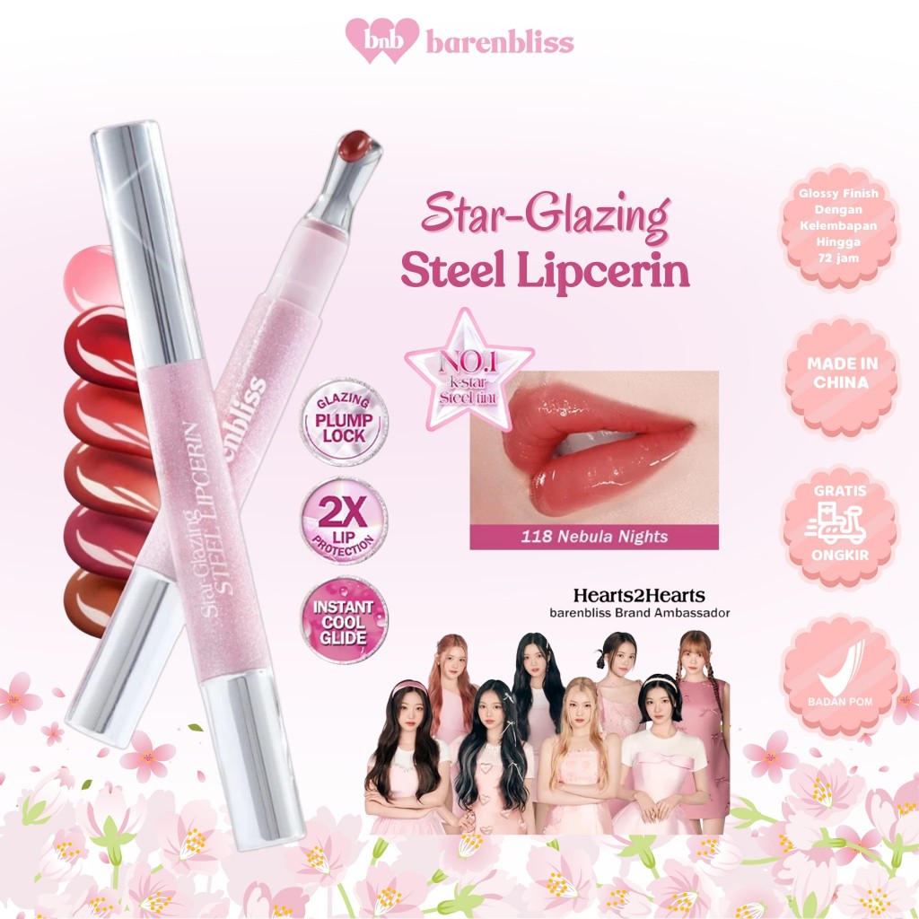 BNB BARENBLISS Star-Glazing Steel Lipcerin 72 Hours Hydration ...