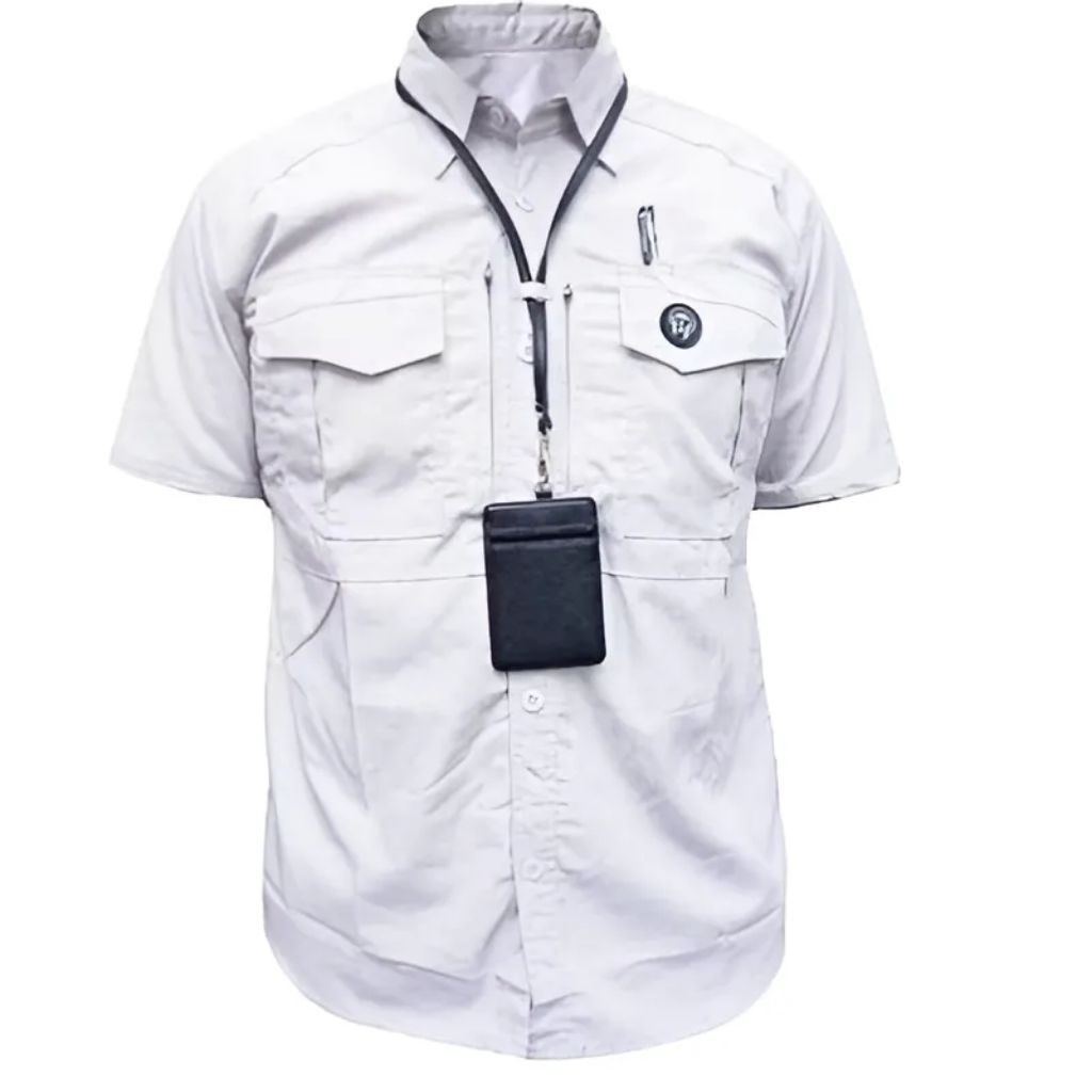 KEMEJA TACTICAL SHIRT M TAC WHITE FIELD WORK UNIFORM PASPAMPRES PDL ...