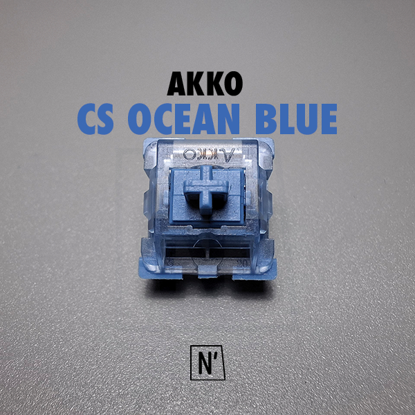 Akko Ocean Blue Tactical Switch 45g Plate Mount | Shopee Singapore