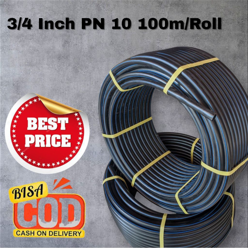 HDPE Pipe 3/s 4 Inch x 100 Meters – PN 10 – Suitable for Homes ...