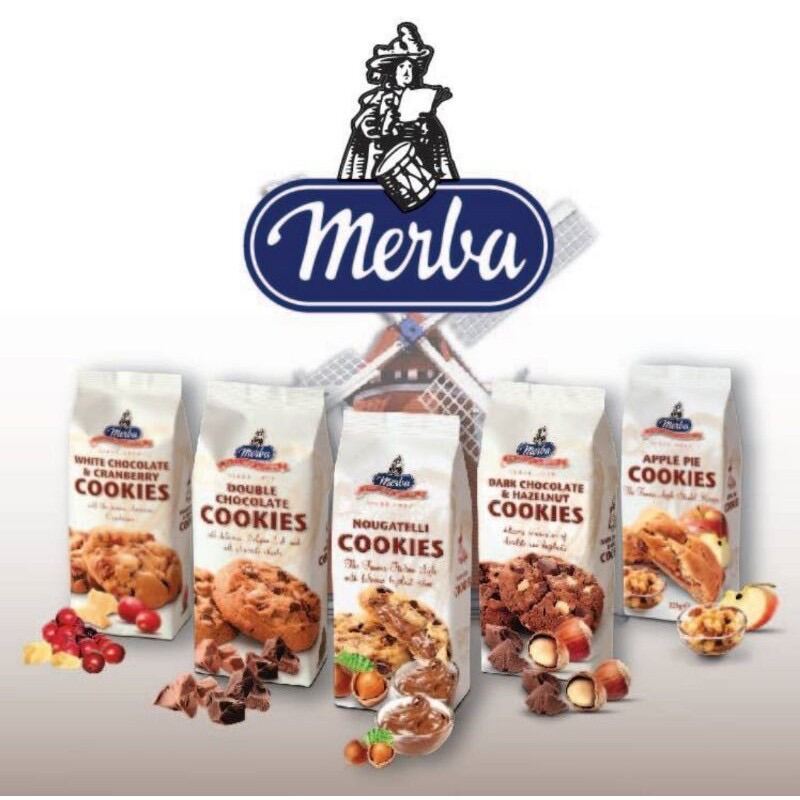 Snacks Snacks Imported Dutch Merba Cookies Biscuits 200 Gr Double ...