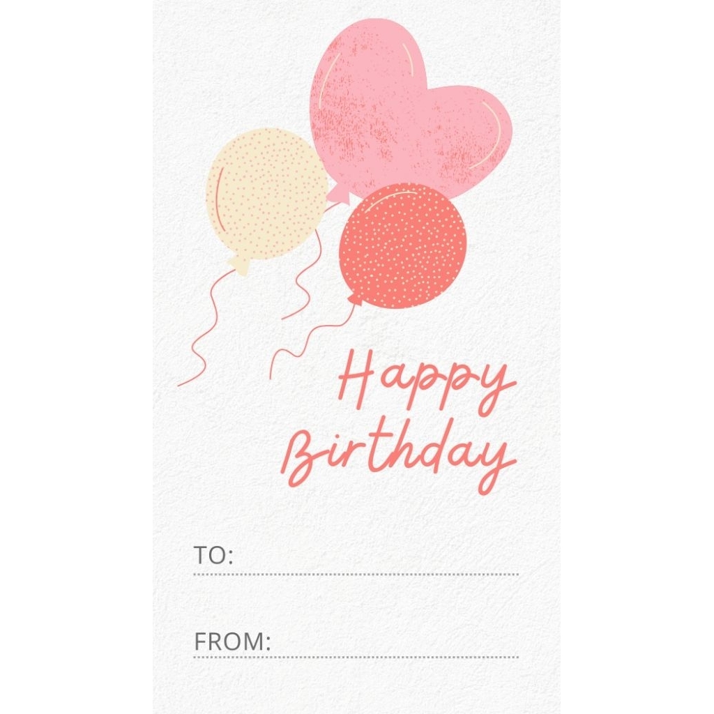 Happy Birthday Customized Card / Greeting Card Birthday Gift Customized ...