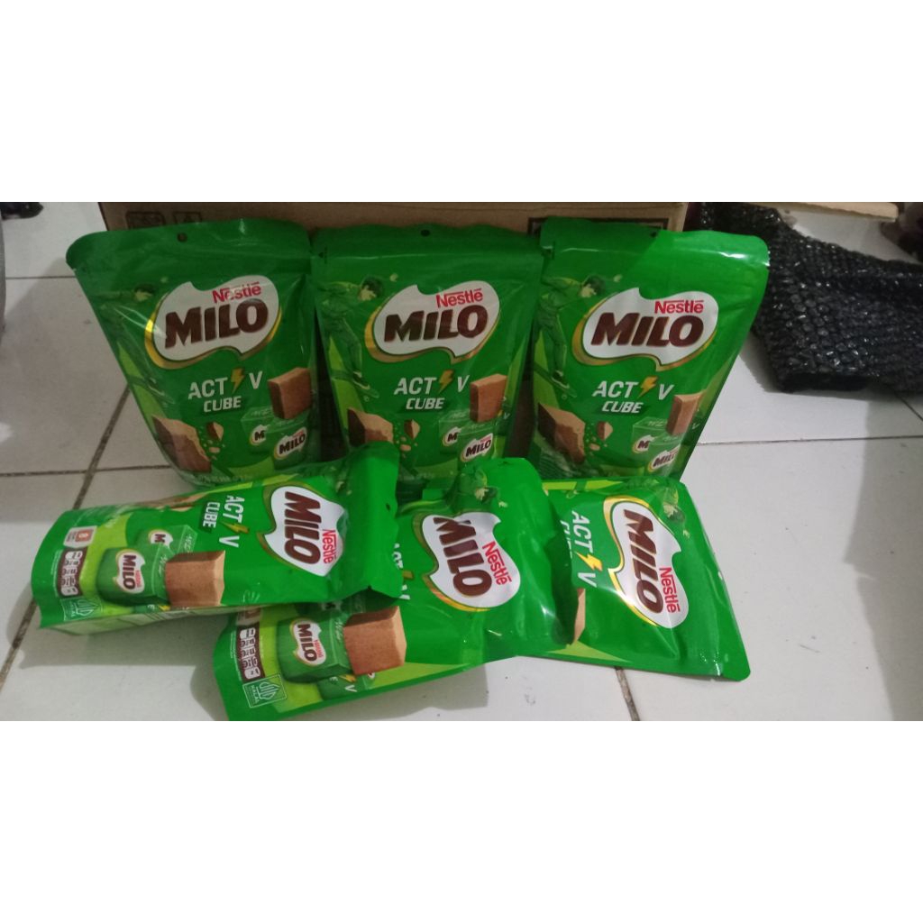 Milo active cube, 25 pcs,/ pack (6 packs) | Shopee Singapore