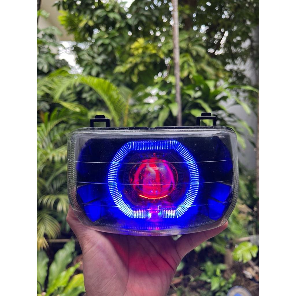 CAHAYA Reflector set biled ala projector Honda supra old 110 UK 3.5 ...