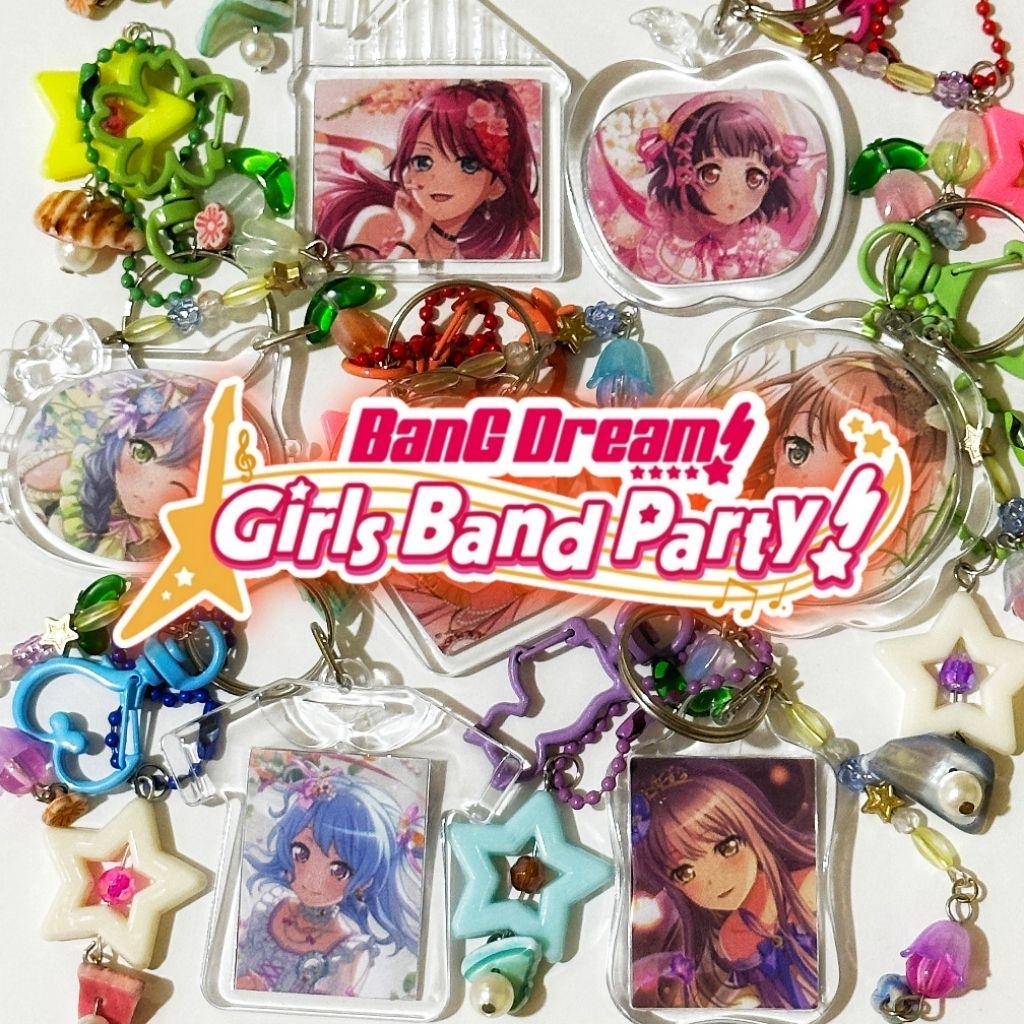 GANTUNGAN Bandori keychains ⋆ ̇ bang dream keychain (by zoarbit) ; og7 ...