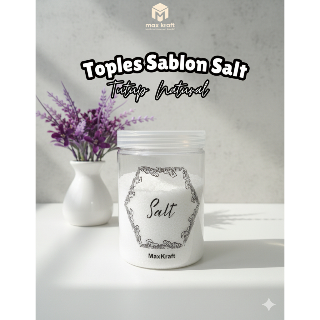 Salt Storage Jar | Aesthetic Salt Jar | Aesthetic Spice Storage Jar ...