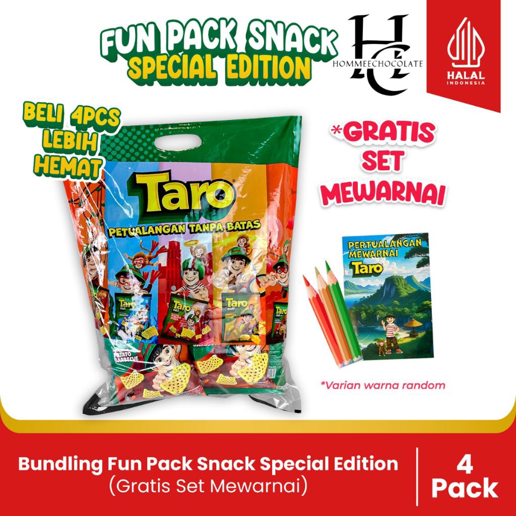 BUNDLING - 4 Fun Pack Snack Special Edition - Children's Hampers ...