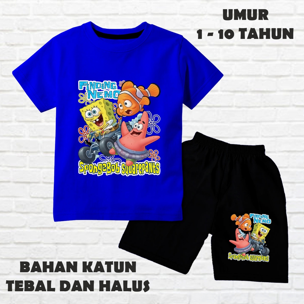 KATUN Short sleeve suit for boys and girls with nemo & spongebob fish ...