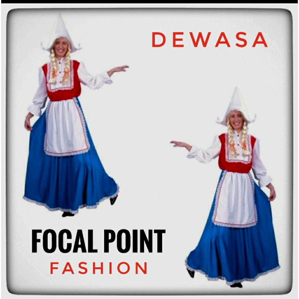 Dutch noni costume for adult women, traditional international dress ...