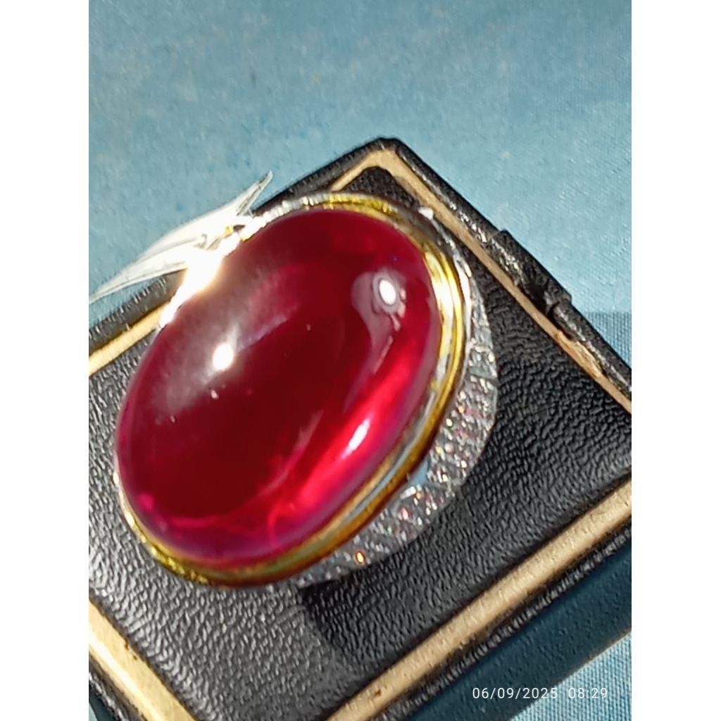 MATA MERAH Bangkok Siamese Red Stone Eye Ring 10 Scale Mohs Premium ...