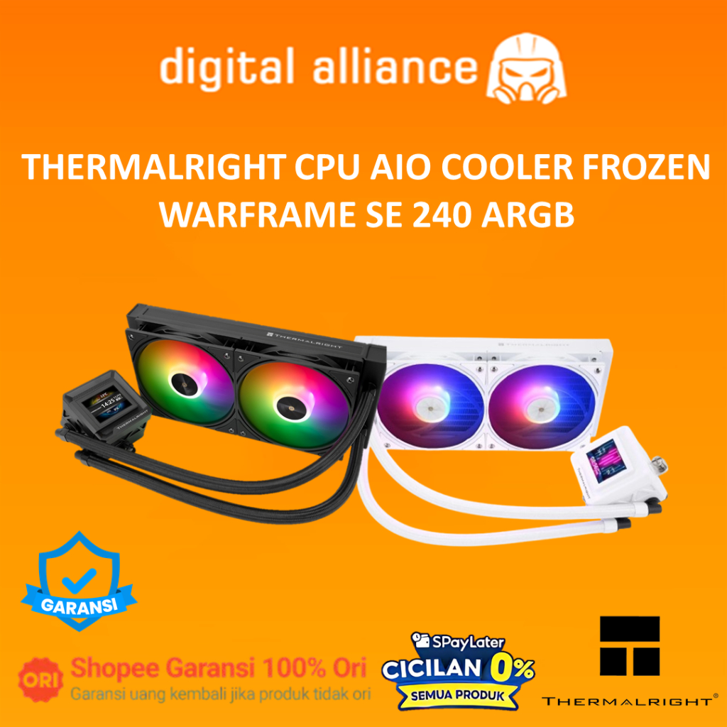 THERMALRIGHT CPU AIO COOLER FROZEN WARFRAME SE 240 ARGB (240MM RADIATOR ...