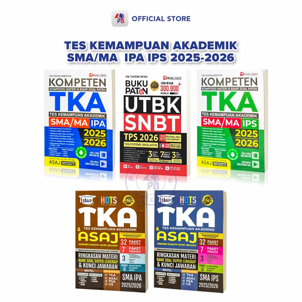 SNBT 2026 Patent Book / UTBK SNBT TPS 2026 Patent Book and Competen TKA SMA/MA IPA IPS 2025-2026 ...