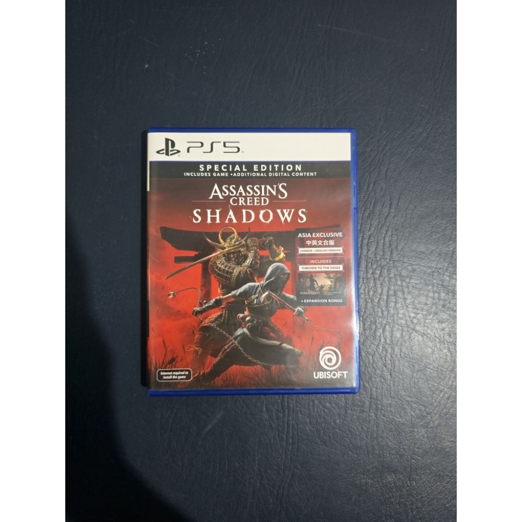 PS5 Assassin's Creed Shadows Special Edition BD Cassette Game ...
