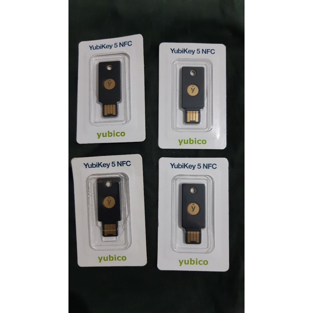 Yubikey 5 Yubico NFC Security Key USB A Two Factor Authentication | Shopee Singapore