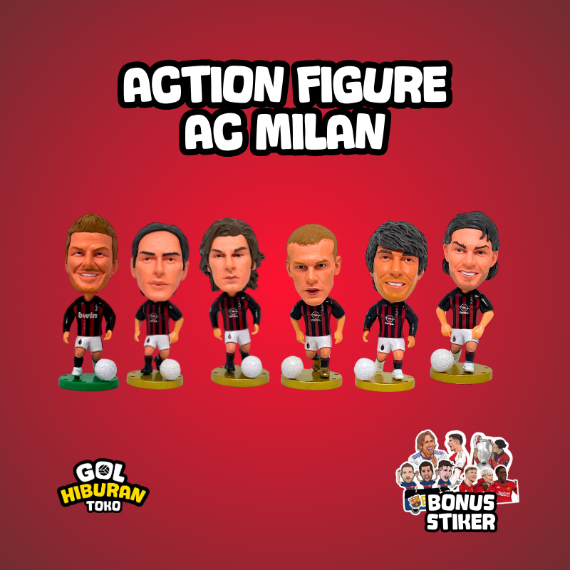 Soccerwe AC Milan Maldini Kaka Pirlo Shevchenko Inzaghi Beckham ...