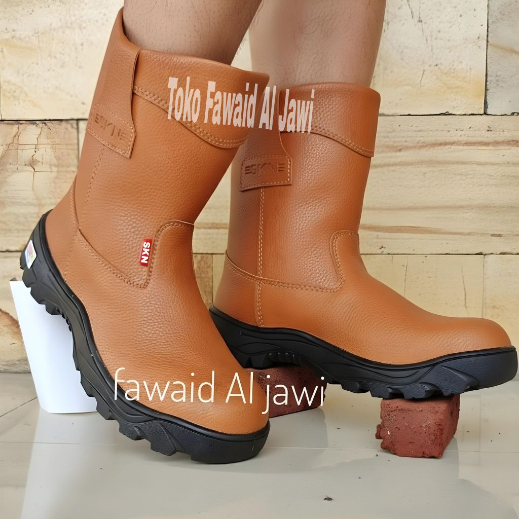 Septi Boot King SKN Leather Steel Toe Safety Shoes for Work, Mining ...