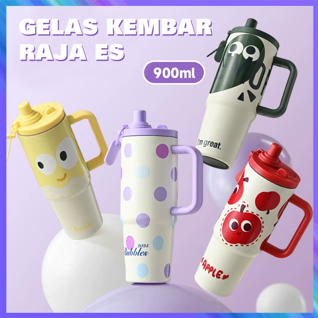 TERMOS Stainless Steel Vacuum Tumbler 900ML Thermos Children's Drinking ...