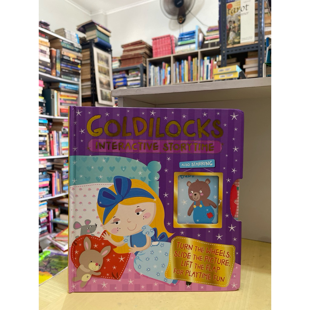 GOLDILOCKS INTERACTIVE STORY TIME TURN THE WHEELS SLIDE THE PICTURE ...