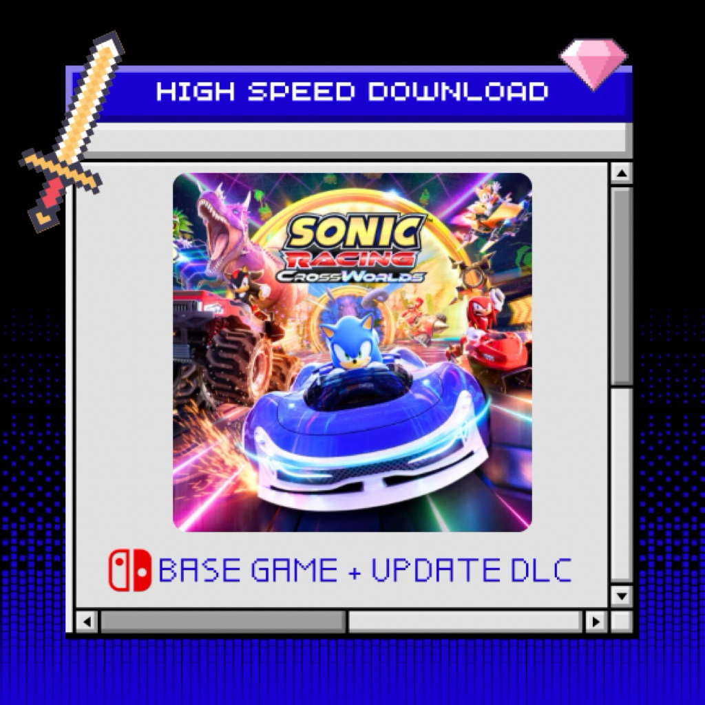 Sonic Racing Crossworlds – Nintendo Switch CFW Digital Game (Format NSP ...