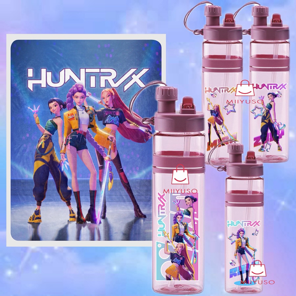 Viral Kpop Demon Hunters children's drinking bottle Huntrix/ 2-in-1 ...