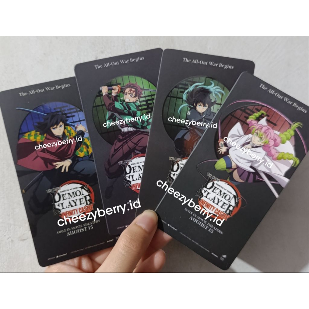 Collectible Ticket Demon Slayer Infinity Castle Kimetsu No Yaiba CGV ...