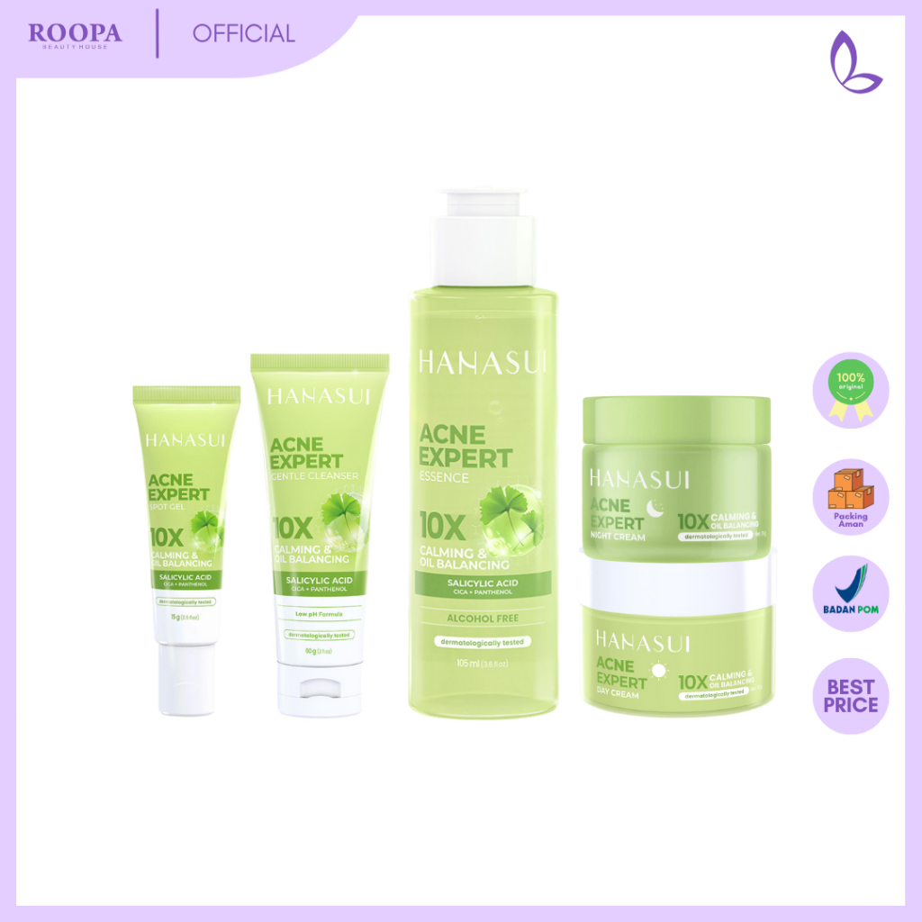 Hanasui Acne Treatment Series | Day Cream | Essence | Night Cream ...