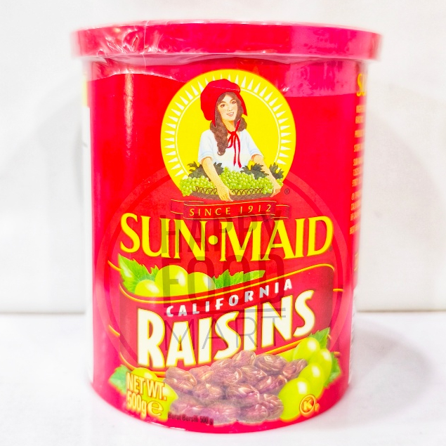SUN MAID RAISIN 500 GRAMS/DRY GRAPE NOODLES IN A JAR/SUNMAID CALIFORNIA ...