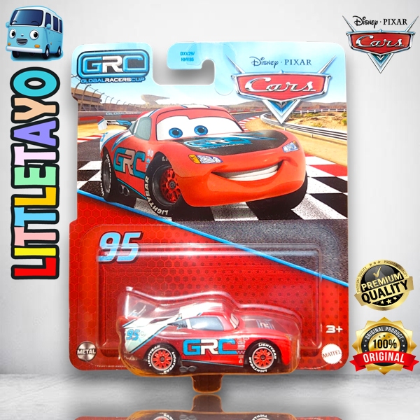 Disney Pixar Cars Lightning McQueen Global Racers Cup GRC Metal Car ...