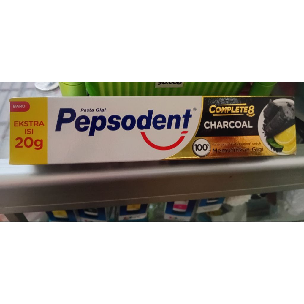 PEPSODENT COMPLETE 8 CHARCOL WHITENING TOOTHPASTE 160G | Shopee Singapore