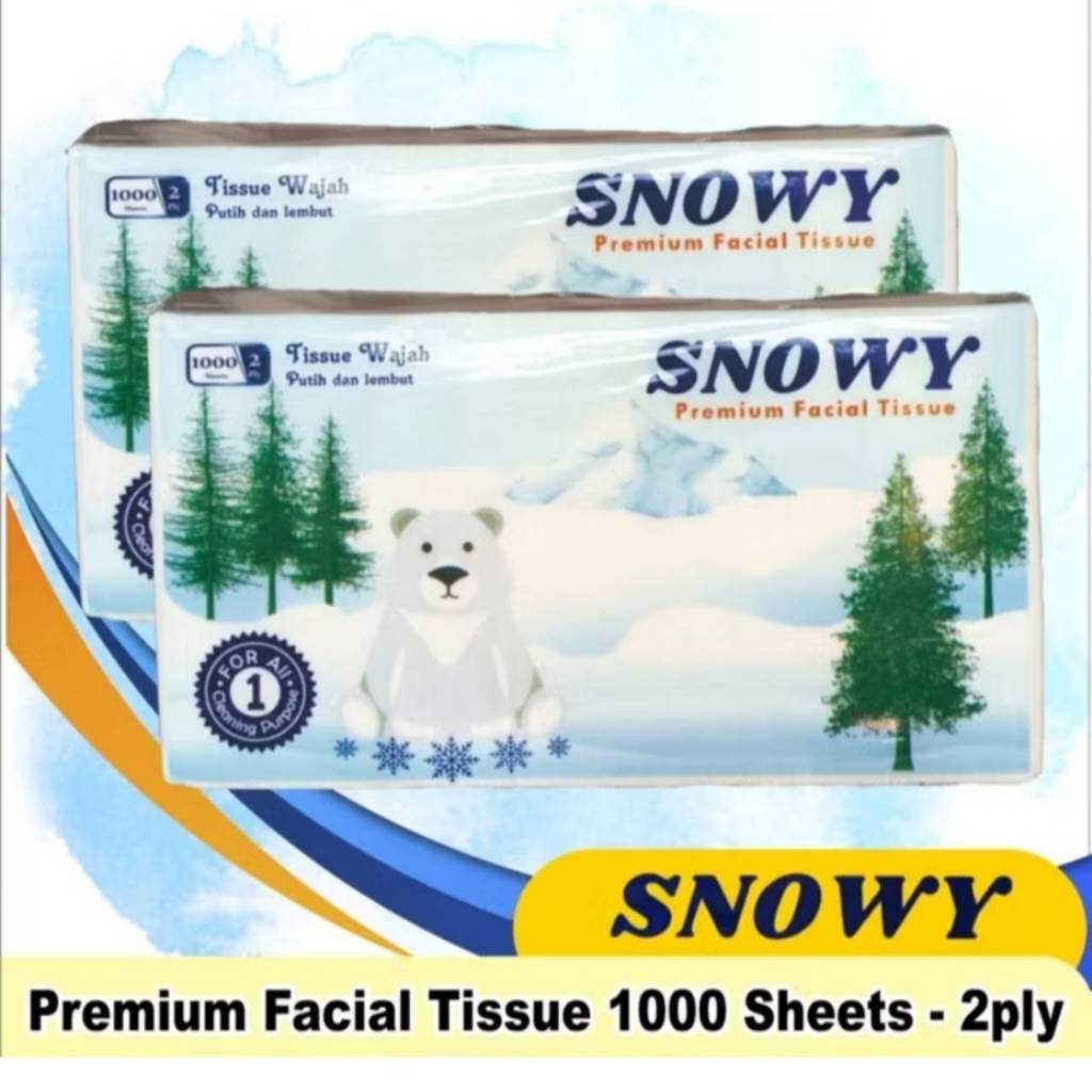 Snowy Facial Tissue 1000 Sheets / Tissue 1000 Sheets | Shopee Singapore