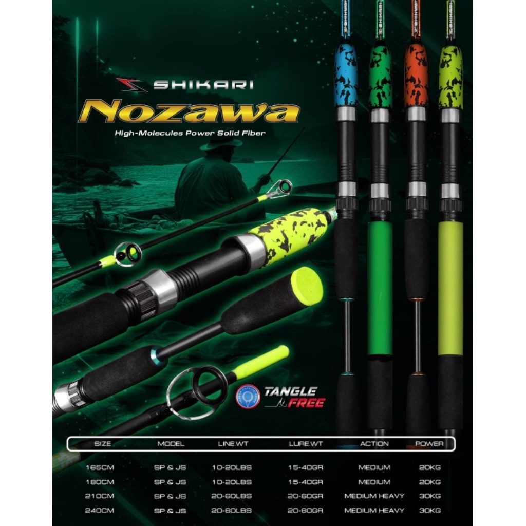 SHIKARI NOZAWA ROD 210CM | Shopee Singapore