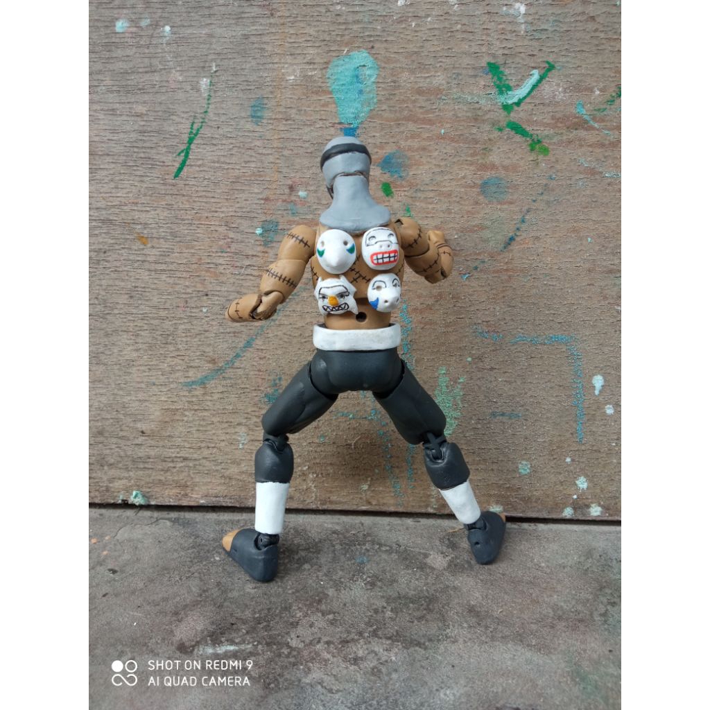 Shf Kakuzu custom action figure ninja Naruto Sasuke Gaara Jiraiya demon ...