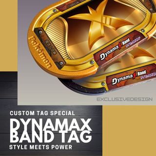 Dynamax Band Pokemon Mezastar Fake Special Gold editionTAG | Shopee ...