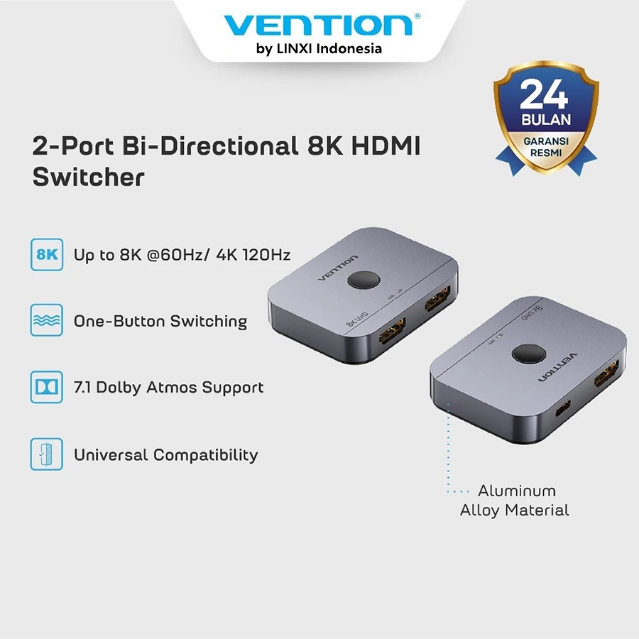 VentIon HDMI Switcher 8K 60Hz With Power Supply | Shopee Singapore