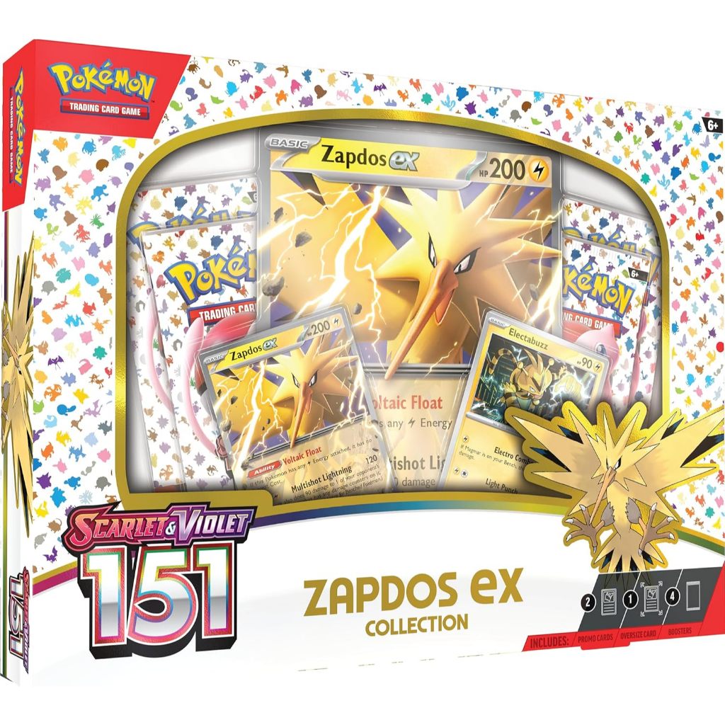 Pokemon TCG Scarlet & Violet 3.5 Pokemon 151 Zapdos Ex Box | Shopee ...