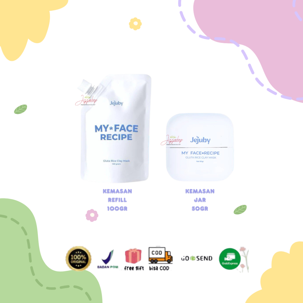 Jejuby Gluta Rice Clay Mask Skin Brightening - Facial Whitening Mask ...