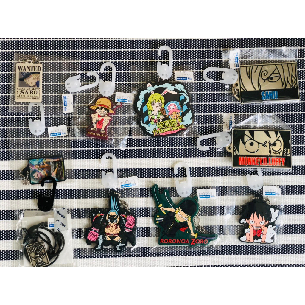 GANTUNGAN Keychain key chain stand necklace onepiece monkey d luffy ...