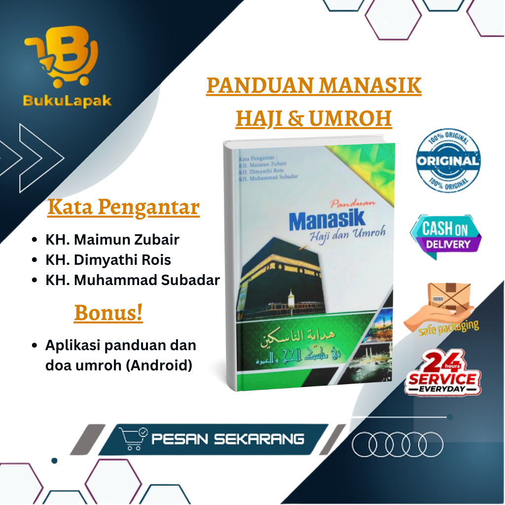 Hajj and Umrah Manasik Guidebook (Lirboyo Press) Bonus Guide & Umrah ...